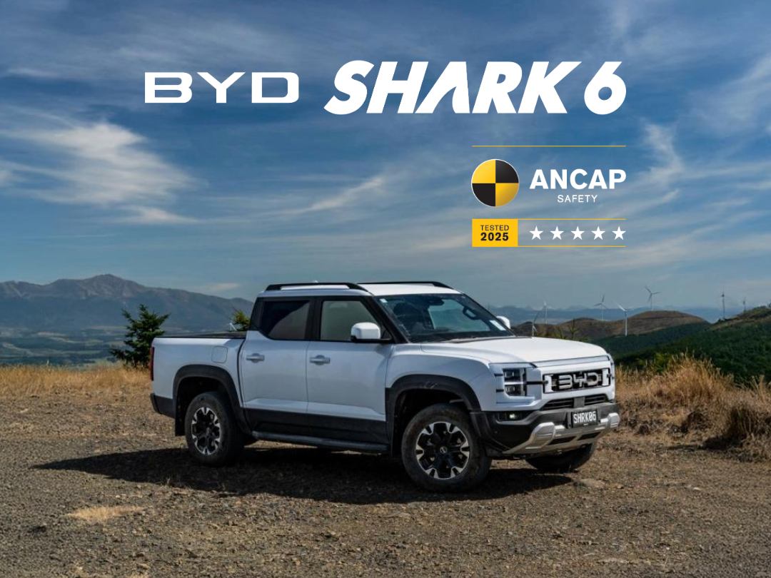 BYD prioritises safety: Shark 6 5 Star ANCAP rating | BYD Nelson